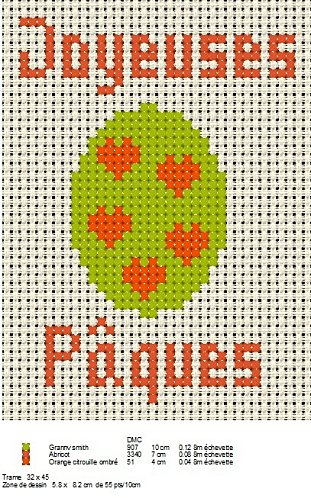 Happy Easter from France – Cross-Stitch
