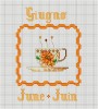 June Tea Cup Project – Cross-Stitch