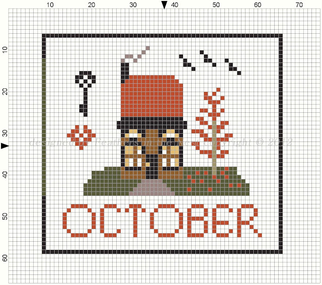 October Small to Stitch – Cross-Stitch