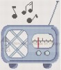 Cross Stitch Freebie: Heard it on the Radio – Cross-Stitch