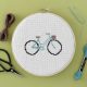 Stitch a Simple, Sweet Little Bicycle – Cross-Stitch