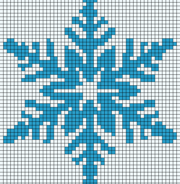 Stitch a Simple Snowflake – Cross-Stitch