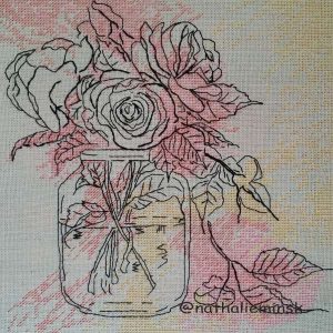 Stunning Watercolor Roses to Cross Stitch – Cross-Stitch