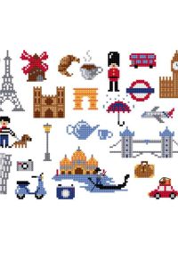 European Travel Cross Stitch Designs – Cross-Stitch