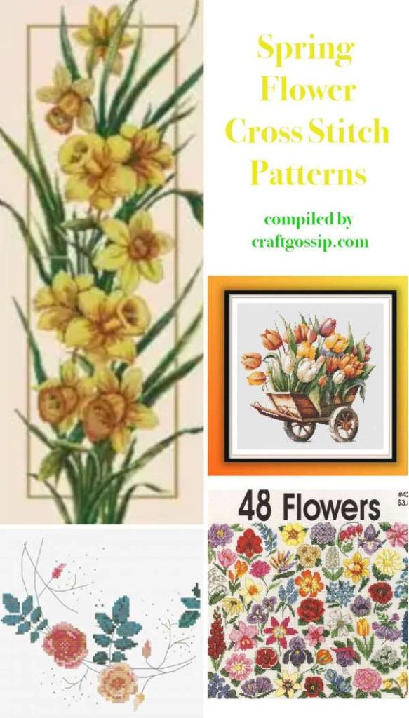 Pretty Cross Stitch Flower Patterns for Spring – Cross-Stitch