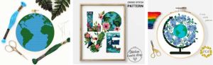 Earth Day Cross Stitch Patterns – Cross-Stitch