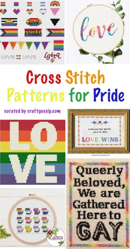 Cross Stitch Patterns to Celebrate Pride – Cross-Stitch