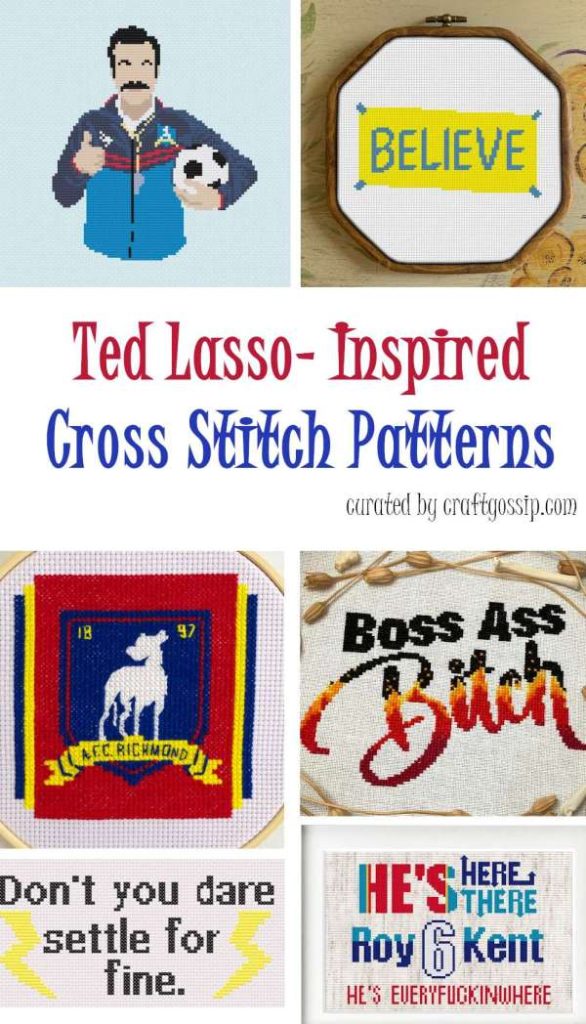 Ted Lasso Cross Stitch Patterns – Cross-Stitch
