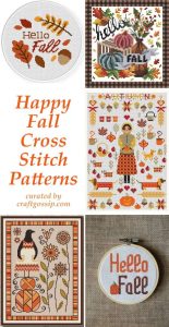Cross Stitch Patterns to Welcome Fall – Cross-Stitch