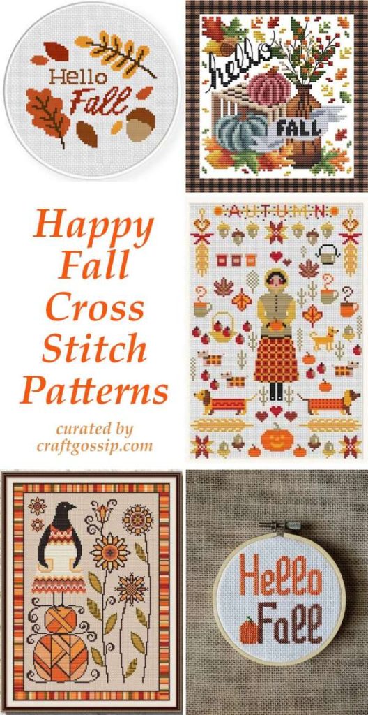 Cross Stitch Patterns to Welcome Fall – Cross-Stitch