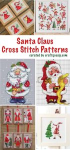 Santa Cross Stitch Patterns – Cross-Stitch