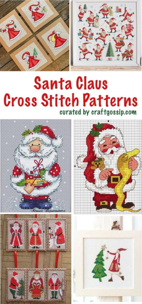 Santa Cross Stitch Patterns – Cross-Stitch
