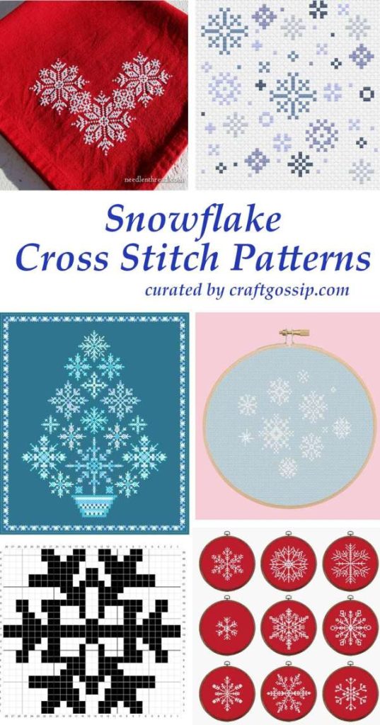 Snowflake Cross Stitch Patterns – Cross-Stitch