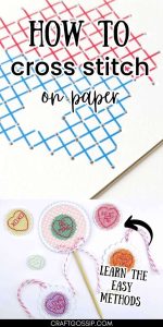 How to Cross Stitch on Paper – Cross-Stitch