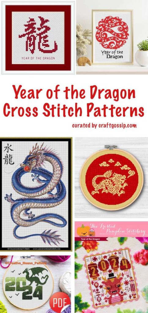Year of the Dragon Cross Stitch Patterns – Cross-Stitch
