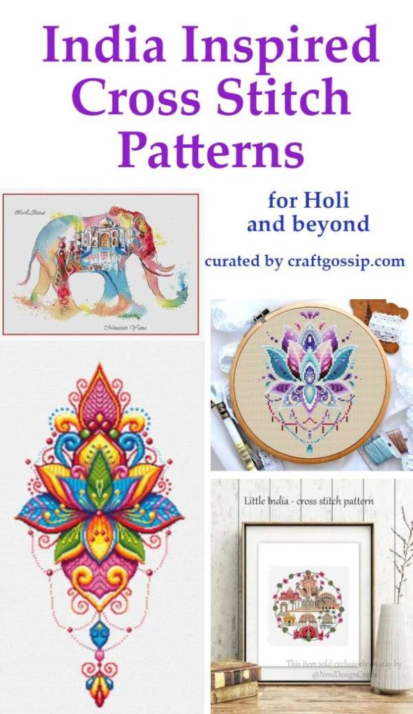 India-Inspired Cross Stitch Patterns – Cross-Stitch