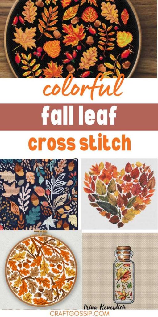 Fall Leaf Cross Stitch Patterns – Cross-Stitch