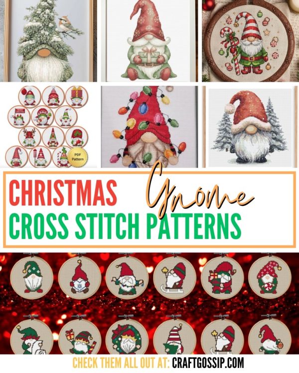 Christmas Gnome Cross Stitch Patterns – Cross-Stitch