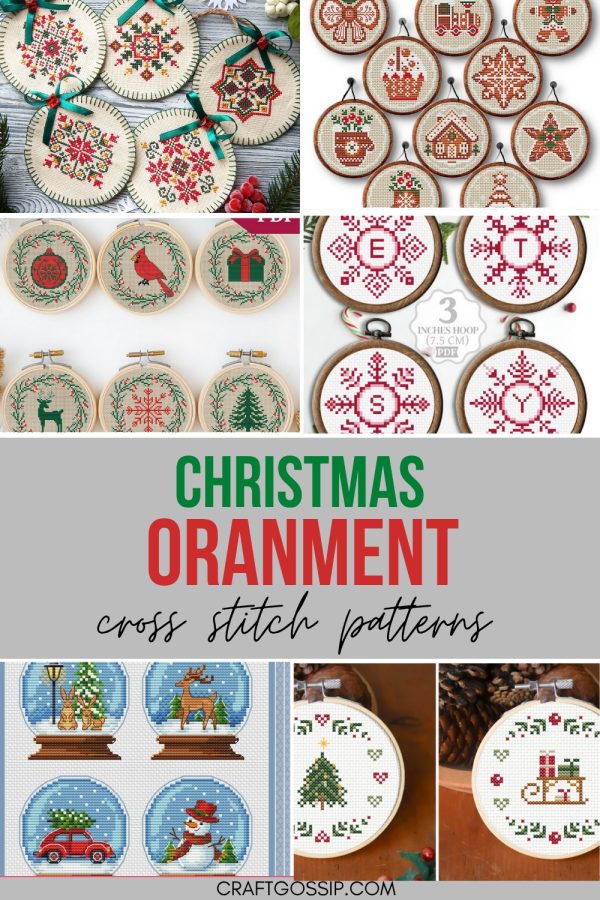 Cross Stitch Christmas Ornaments – Cross-Stitch