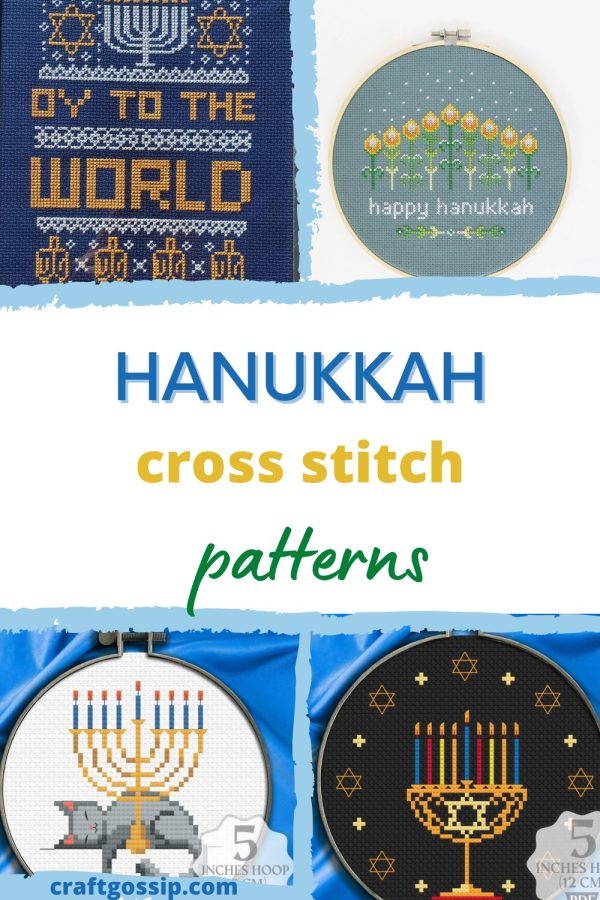 Hanukkah Cross Stitch Patterns – Cross-Stitch