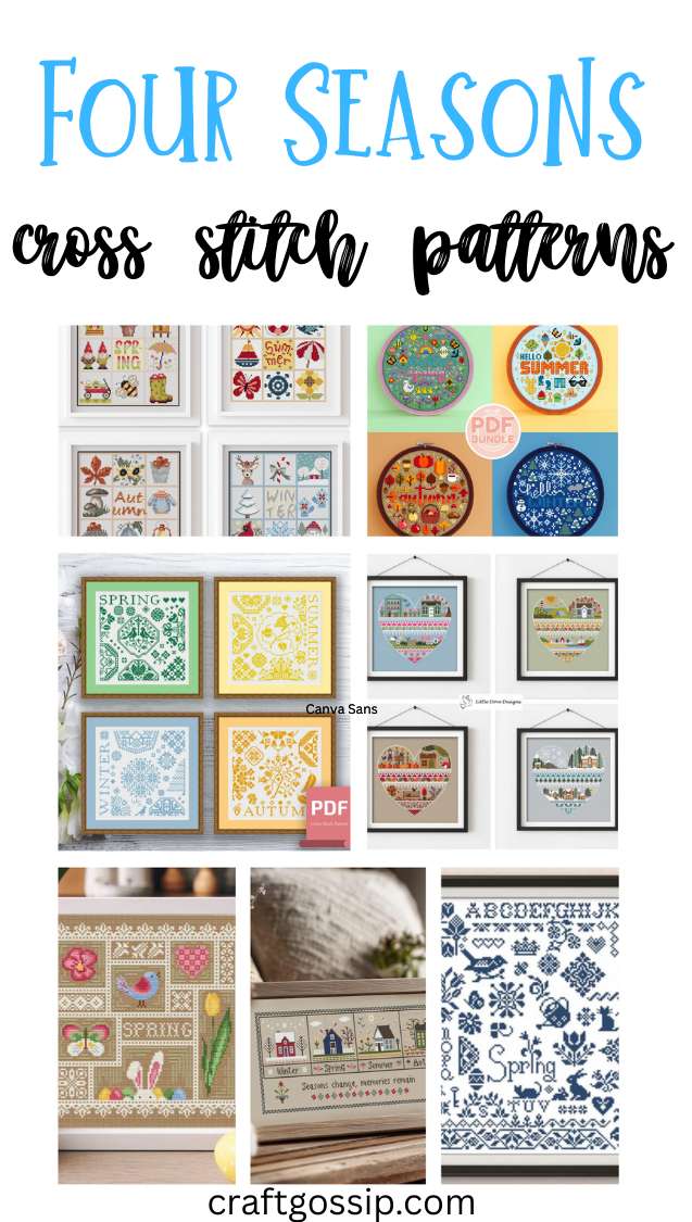 Four Seasons Cross Stitch Patterns – Cross-Stitch