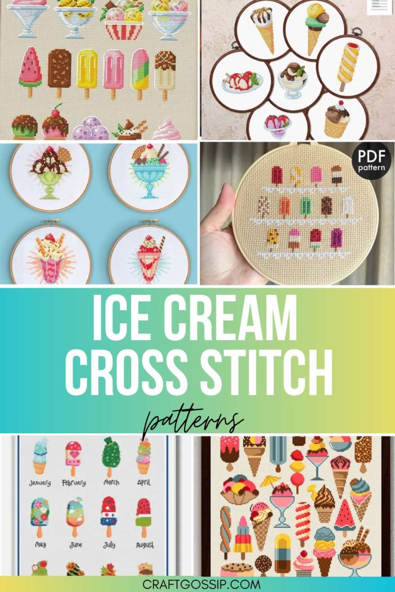 Cross Stitch Ice Cream and Frozen Treats – Cross-Stitch